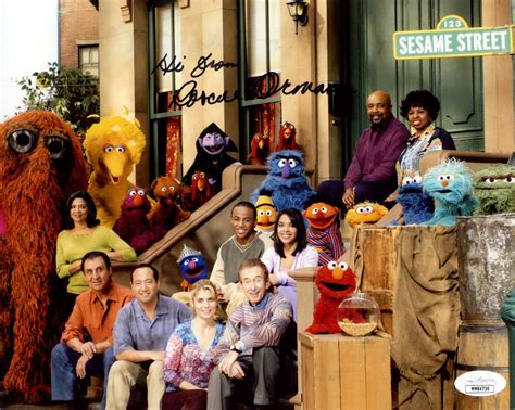 Roscoe Orman Sesame Street 8x10 Signed Photo Jsa Certified Autograph