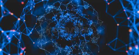 Digital Nodes And Connection Paths Stock Illustration Illustration Of Concept Digital 161582062