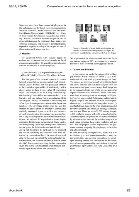 SOLUTION Convolutional Neural Networks For Facial Expression Recognition Convolutional Neural