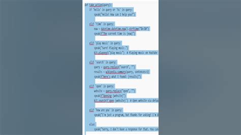 Ai Virtual Assistant Python Project 🤖 Python Ai Ml Shorts Youtube