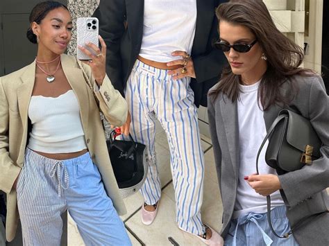 8 Chic Pajama Pant Outfit Ideas To Try This Season Who What Wear