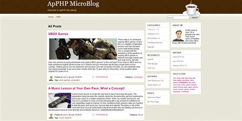 Php Multi Author Blog Script By Apphpcom Codester