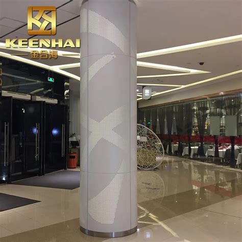 Interior Column Glass Cladding