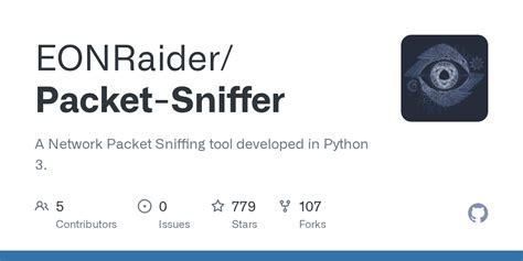 Github Eonraiderpacket Sniffer A Network Packet Sniffing Tool