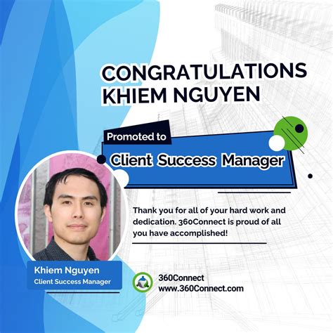 Khiem Nguyen On Linkedin I Am Excited To Announce That Ive Been Promoted To The Client Success