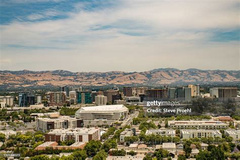 San Jose Ca Aerial Skyline Taken 06162021 Silicon Valley Hub Urbanscape