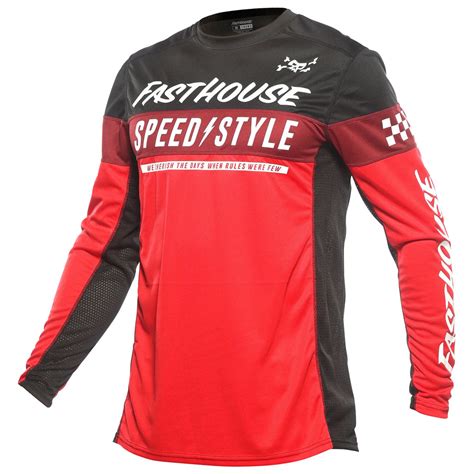 Youth Grindhouse Akin Jersey Blackred Fasthouse Moto101