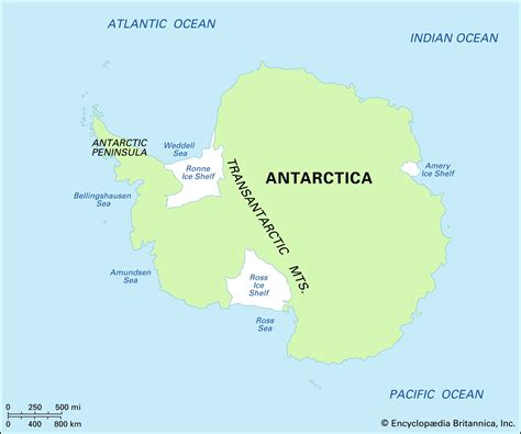 Map Of Antarctic Peninsula