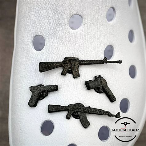 Croc Gun Charms Jibbitz 3d Model By Tactical Kaoz On Thangs