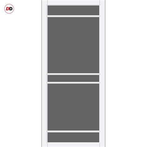 Ebida Solid Wood Internal Door Pair Uk Made Dd0113t Tinted Glass Clo