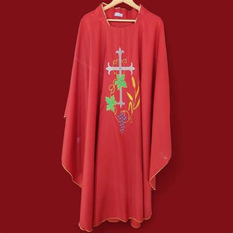 Jual Kasula Imam Romo Katolik Kasula Pastor Kasula Warna Merah Kab Kulon Progo Toko Katolik