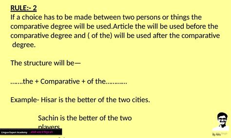 Rules Of Degree Of Adjective For Competitive Exampptx