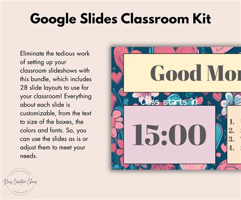 Google Slides Teacher Slideshow Templates Slide Classroom Bundle Fun Morning Slides