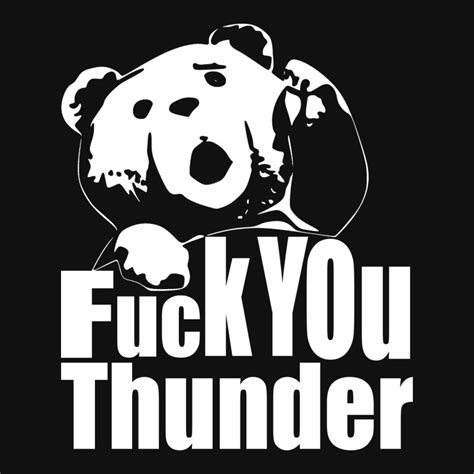 Ted Fuck You Thunder Mousepad By Iamar25 Artistshot