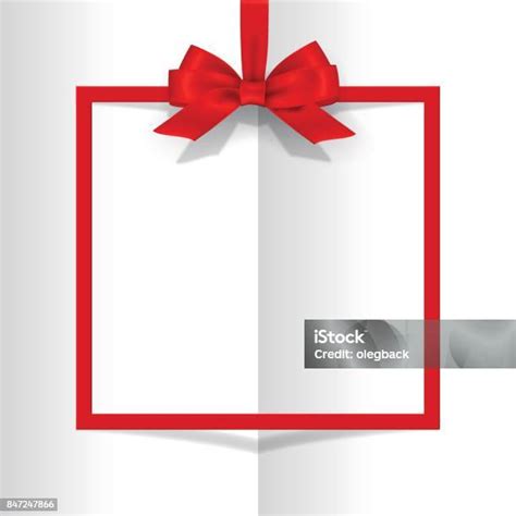 책 배경에 활과 휴일 레드 프레임입니다 벡터 엽서 또는 인사말 카드 서식 파일 계절에 대한 스톡 벡터 아트 및 기타 이미지 계절 고풍스런 공단 Istock