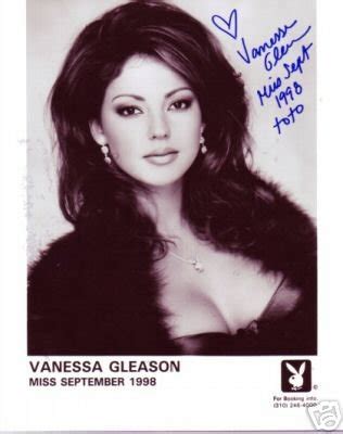 1998 Playmate Vanessa Gleason Signed Photo 36662926