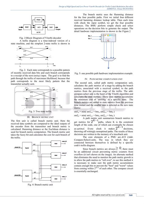 design of high speed and low power veterbi decoder for trellis coded