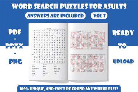 100 word search puzzle and solution kdp graphic by bam designs · creative