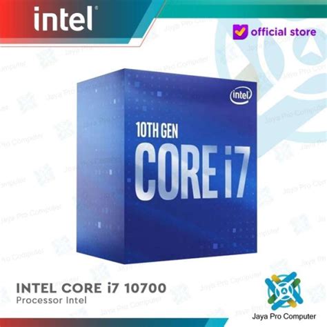 Promo Processor Intel Core I7 10700 Box Comet Lake Socket Lga 1200 Diskon 23 Di Seller