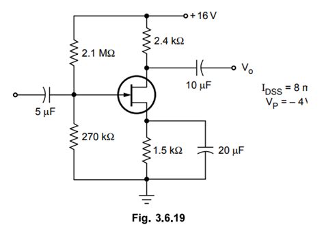 Analysis Of Voltage Divider Biasing Using Graphical Method Junction Field Effect Transistor Jfet