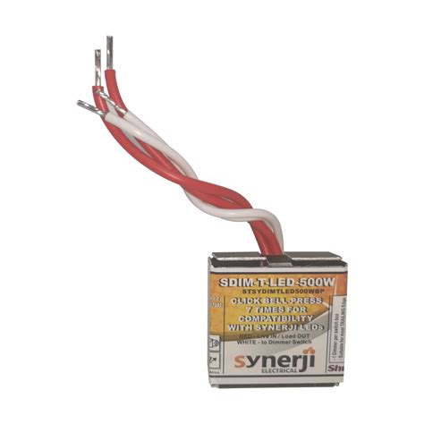 Synerji Shuttle Led Tactile Dimmer 125w 500w Buy Online Lights