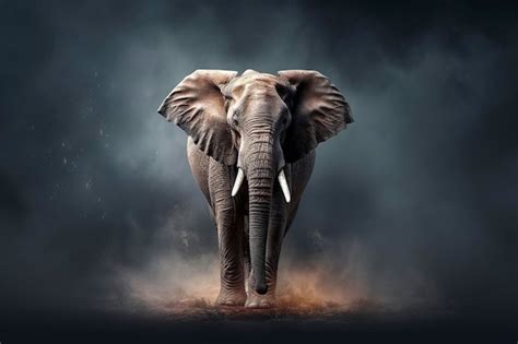 Premium Ai Image Beautiful Elephant Wallpaper Elephant Background