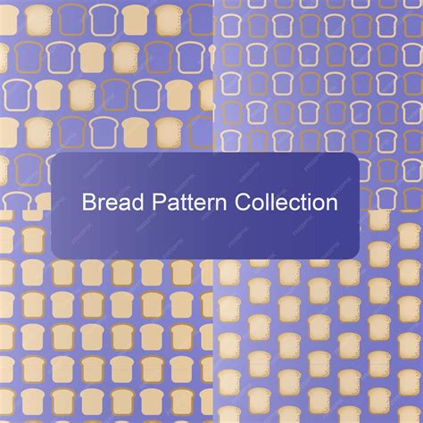 Premium Vector Bread Patterns Pack And Bakery Elements