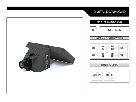 Raspberry Pi 4 HQ Camera Case Etsy