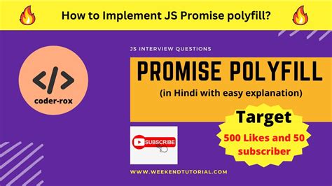 Javascript Promise Polyfill In Hindi With Complete Explanation Youtube