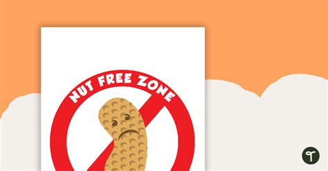 Free Nut Free Zone Poster At Felipe Correa Blog