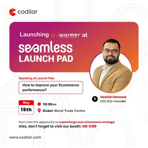 Codilar Technologies On Linkedin Ecommerce Cwarmer Seamless2024 Digitalexperience Commerce