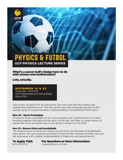 Ucf Physics Lecture Series Ucf Stem