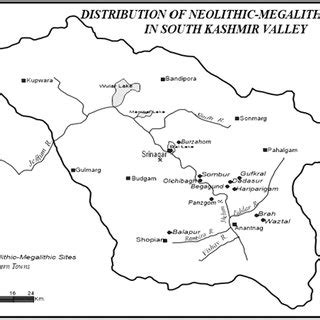 A View Of Menhirs At Gufkral Download Scientific Diagram