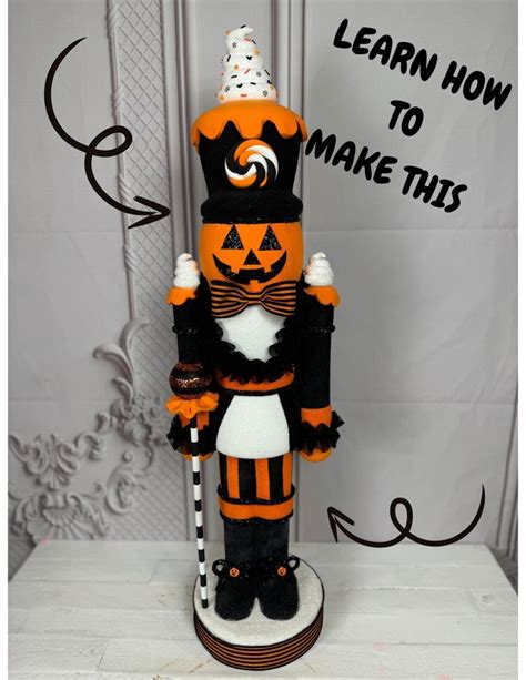 Halloween Nutcracker Tutorial Etsy Canada Nutcrackers Diy