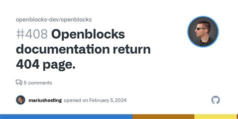 Openblocks Documentation Return 404 Page · Issue 408 · Openblocks Dev