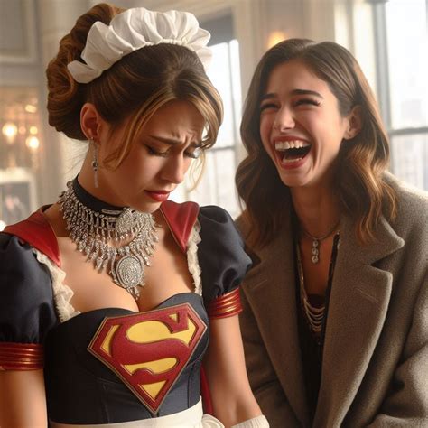 Supergirl Turned Into Supermaid 7 By Kickingnick On Deviantart