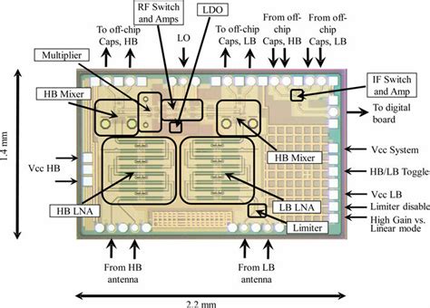 Microscopic View Of The Designed Rx Ic With Denotation Of Separate Download Scientific Diagram