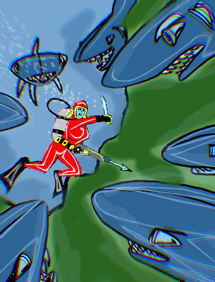 SABINE ASSAULTED BY SOVIET CYBER-SHARKS! by skyraidernimrod2 on DeviantArt