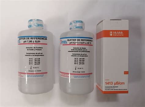 Kit De Soluciones Ph 7 Ph 4 Y Ec 14 Mscm Tienda Saio