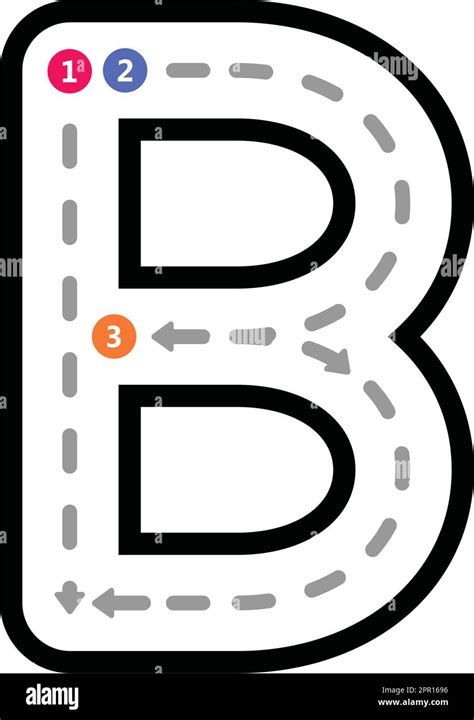 Letter B Tracing