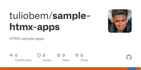 Github Tuliobemsample Htmx Apps Htmx Sample Apps