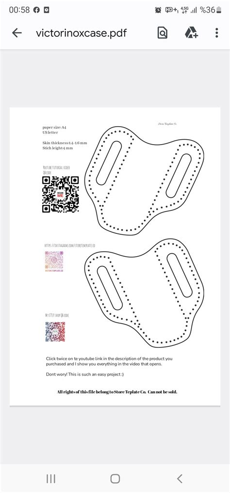 Knife Sheath Template Pattern Pocket Knife Case Pdf Leather Products Pdf Etsy