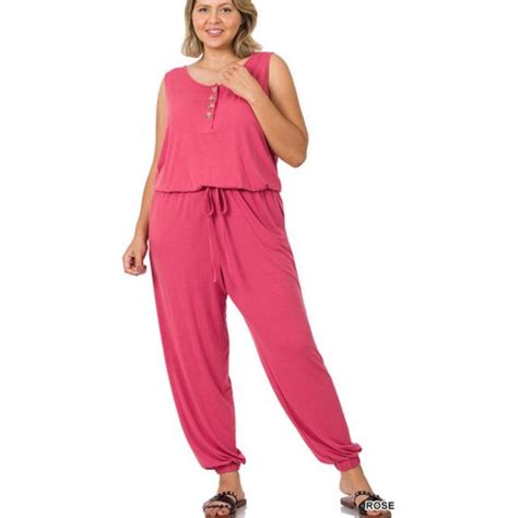 Zenana Outfitters Pants And Jumpsuits Nwt Zenana Plus Sleeveless