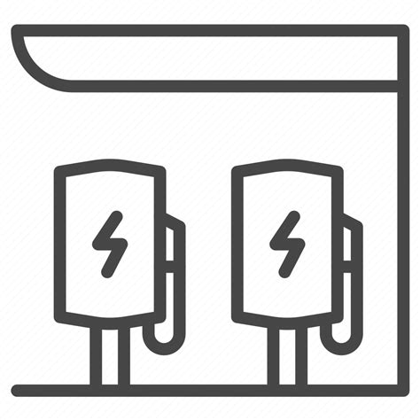 Car Ev Charger Station Power Energy Charge Icon Download On