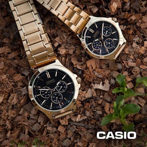 Win Watch Shop นาฬิกาคู่รัก Casio รุ่น Mtp V300g 1aและ Ltp V300g 1a สาย