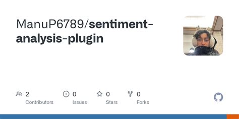 Github Manup6789sentiment Analysis Plugin