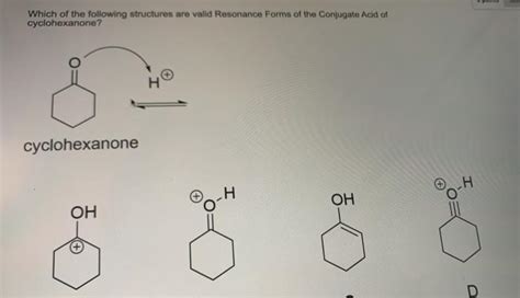 Cyclohexanone Resonance Structures