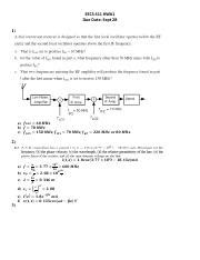 HW Solutions Pdf EECS HW Due Date Sept A B C A