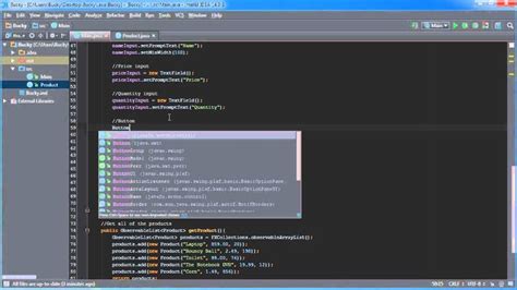 Create Interactive Tables With Javafx
