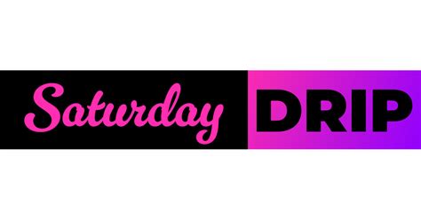 Size Charts Saturday Drip